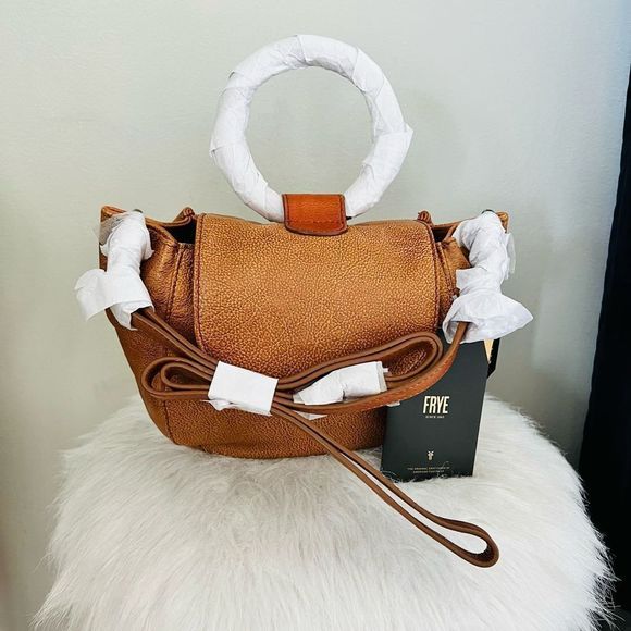 Frye | Bags | Frye Maddie Oring Crossbody Leather Bag Brown Nwt | Poshmark